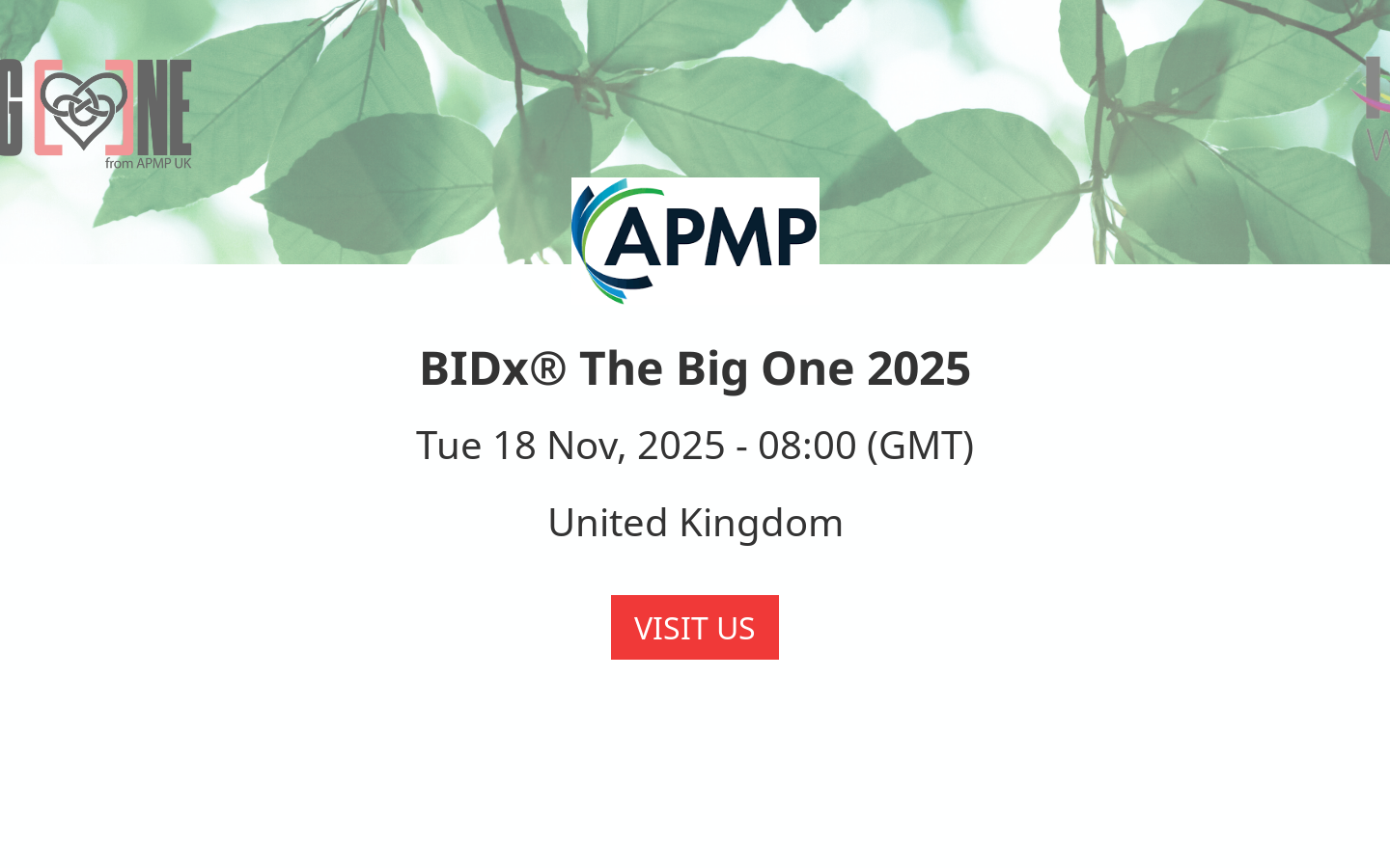 BIDx® The Big One 2025